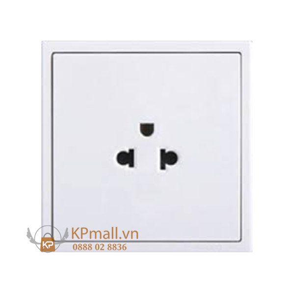 Module Ổ cắm đơn 3 chấu chuẩn Âu Mỹ Simon i7 701087 KPmall