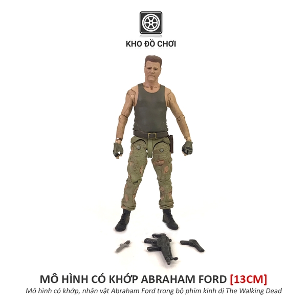 Mô hình có khớp Abraham Ford - The Walking Dead (13cm) | Kho Đồ Chơi
