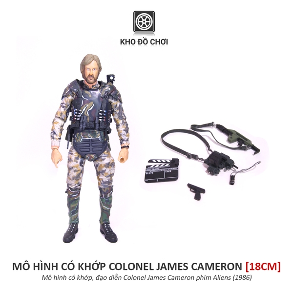 Mô hình có khớp Colonel James Cameron - Aliens (18cm) | Kho Đồ Chơi
