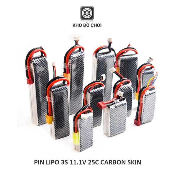 Pin Lipo 3s 11.1v 2200mAh 25c - Carbon skin | Kho Đồ Chơi