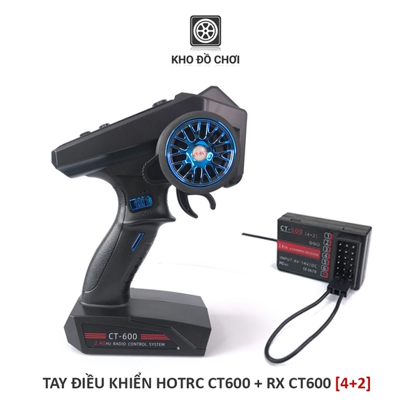 Tay điều khiển HotRC CT600 2.4Ghz | 6 Kênh (Nhớ được nhiều Rx) | Kho Đồ ...