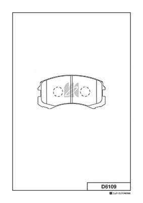 Bố Thắng / Má Phanh TRƯỚC Mitsubishi LANCER 1.6 00-13 LANCER VN 1.6 2.0 ...