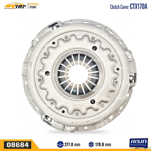 CTX170A Mâm Ép - Bàn Ép Ly Hợp Toyota FORTUNER - HILUX 2.4 15- (2GD ...