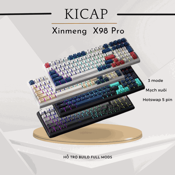 Bàn phím cơ Xinmeng X98 Pro | Kicap
