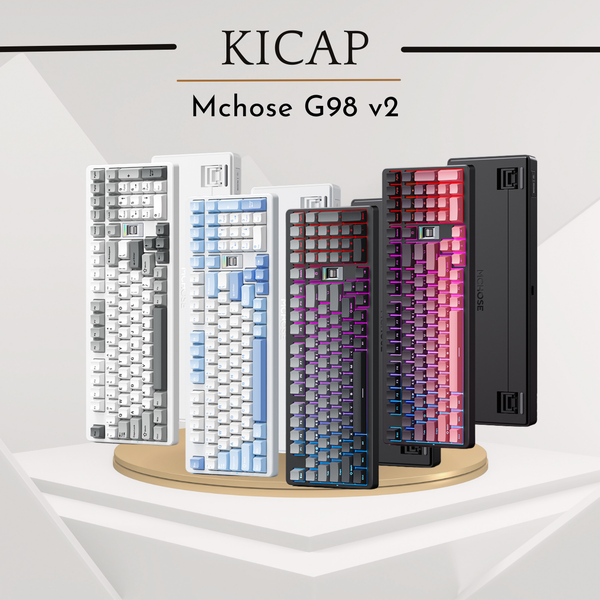 Bàn phím cơ Mchose G98 v2 - Núm xoay đẳng cấp | Kicap