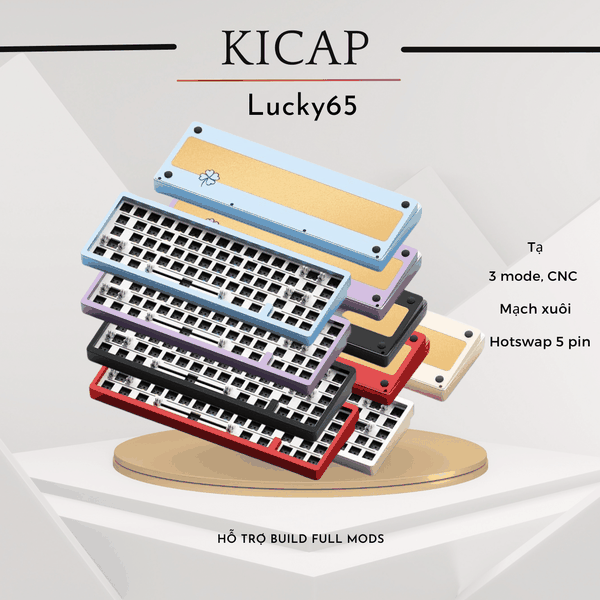 Bàn phím cơ KIT Lucky65 | Lucky 65 Keyboard | Kicap