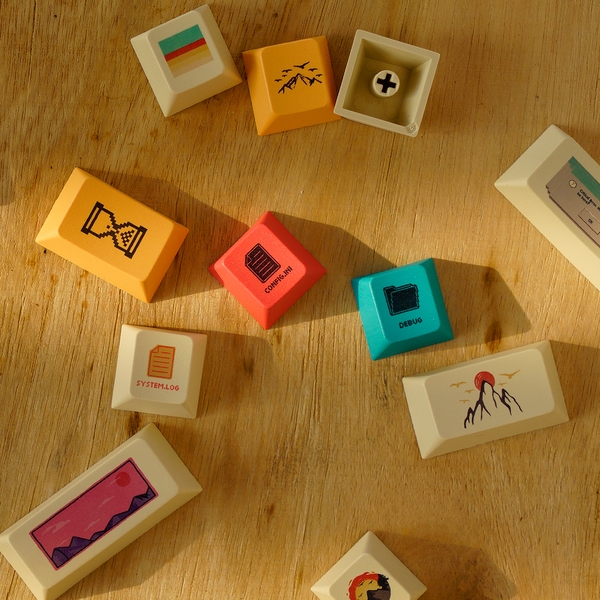Bộ keycap 80s Retro | Kicap