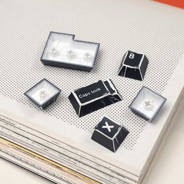 Bộ keycap Cherry Draw Black | Kicap