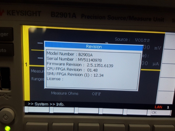 Thiết bị đo nguồn Keysight B2901A Nubicom