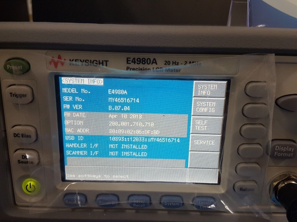 KEYSIGHT E4980 (USED) Nubicom