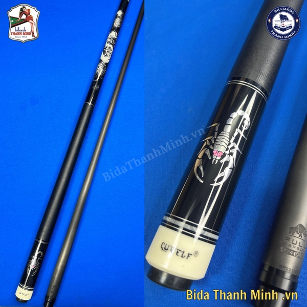 CƠ BIDA LỖ CARBON CUE- ELF ĐEN