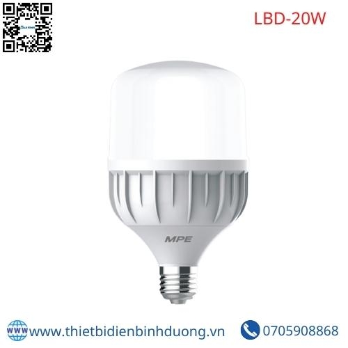 ĐÈN LED BULB 20W MPE LBD-20 | THIẾT BỊ ĐIỆN BÌNH DƯƠNG