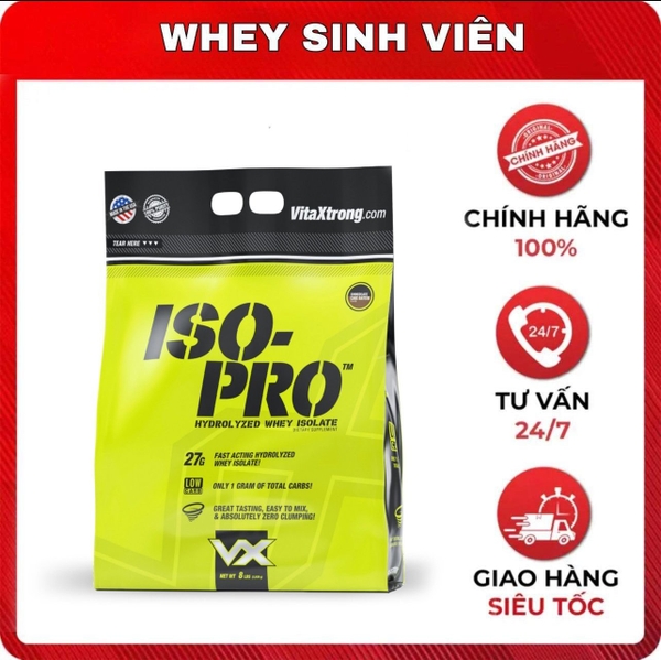 ISO Pro (106 lần dùng) - 8 lbs | wheysinhvien