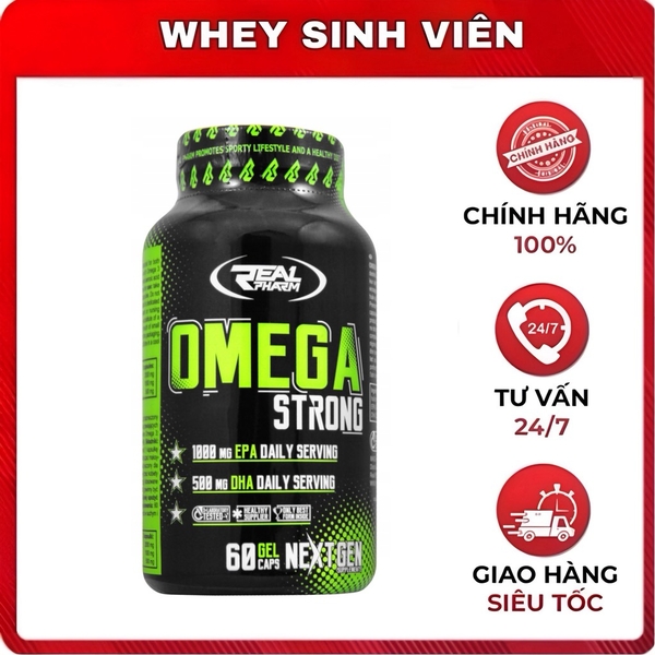 Real Pharm Omega 3 Strong 60 cap | wheysinhvien