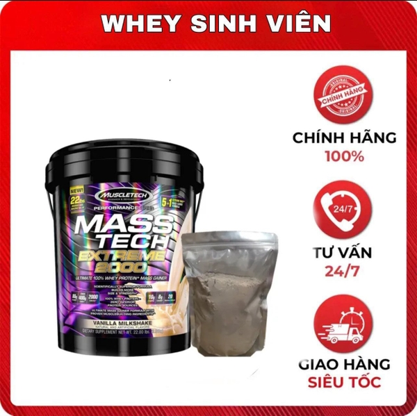 Mass Tech chiết lẻ 1 kg | wheysinhvien