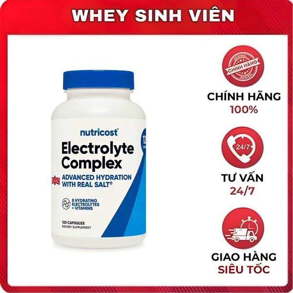 Nutricost Electrolyte Complex (120 viên) | wheysinhvien