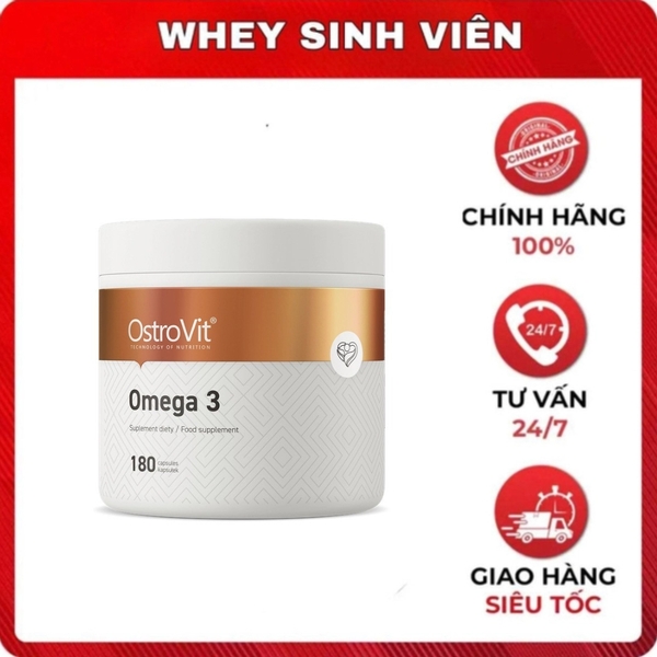 Omega 3 180v Ostrovit | wheysinhvien