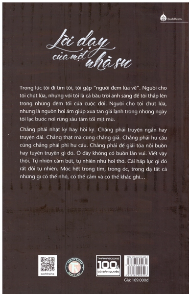 Lời dạy của một nhà sư - Hasu Tran