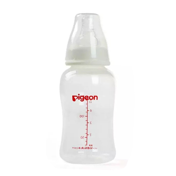 Bình sữa Pigeon Streamline nhựa PP cổ hẹp 150ml