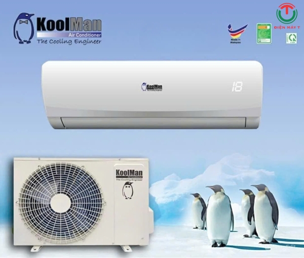 Máy lạnh KOOLMAN mono 1hp KW-106AH/KC-106AH | Điện Máy T