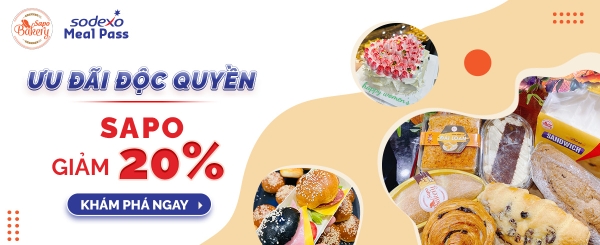Khám phá ngay ƯU ĐÃI ĐỘC QUYỀN giảm 20% Tổng BILL với SODEXO meal pass