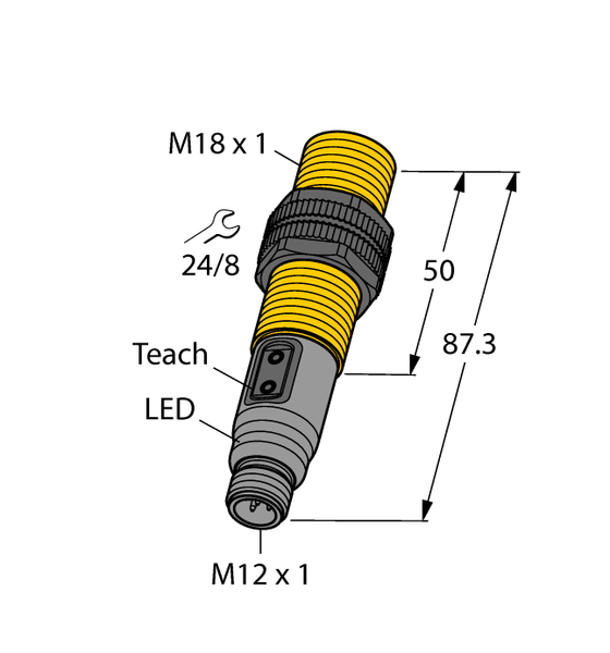 TURCK BCT5-S18-UP6X2T-H1151 Cảm biến điện dung IOLink | Tự động hóa Az