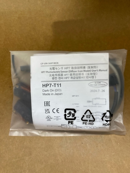 Cảm biến quang HP7-T11 | Cảm biến thu phát rời 15m, kèm đầu nối E-CON ...