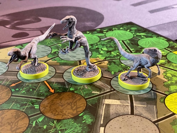 Unmatched: Jurassic Park - Ingen vs. Raptors Merry Meeple