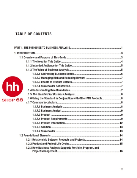 The PMI Guide to Business Analysis