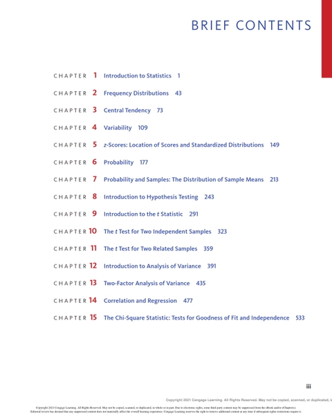 Essentials of Statistics for the Behavioral Sciences 10th Edition