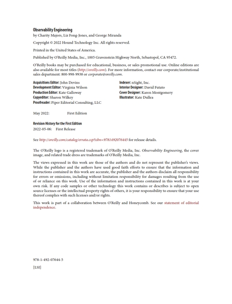 Observability Engineering