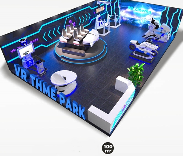 VR GAME MÔ PHỎNG KVCGE1023- 100m2 công viên vui chơi mô phỏng thực tế ...