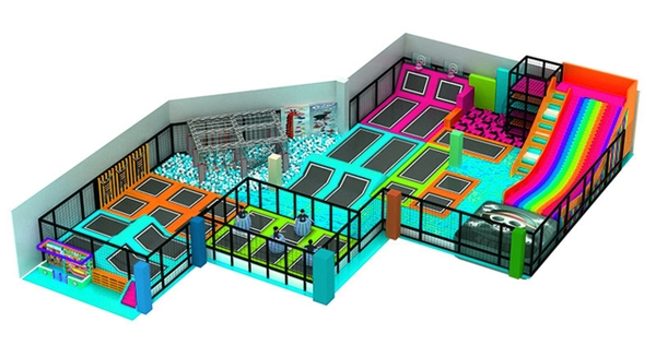 Trampoline arena KVCTP5919- Đấu trường bạt nhún nhào lộn nhún nhảy ...