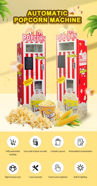 Máy Làm Bắp Rang Bơ CGVKB03 Dochoikinhbac Tự động Cho Khu Vui Chơi rap ...