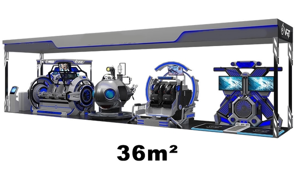 Khu Game VR - KVCGE1014- 36 m2 Công viên game giải trí VR thực tế ảo ...