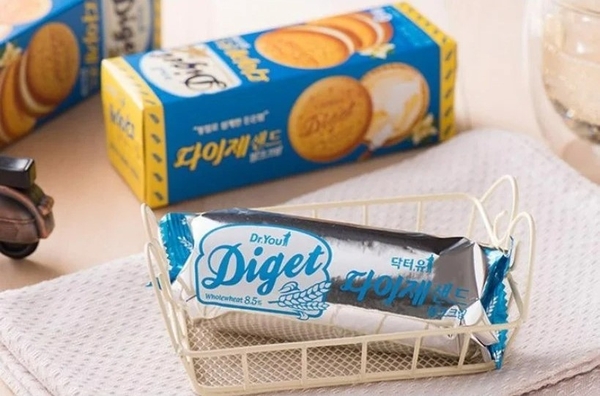 Bánh Quy Kem Sữa Diget Orion Hàn Quốc 70g Daddy Mart