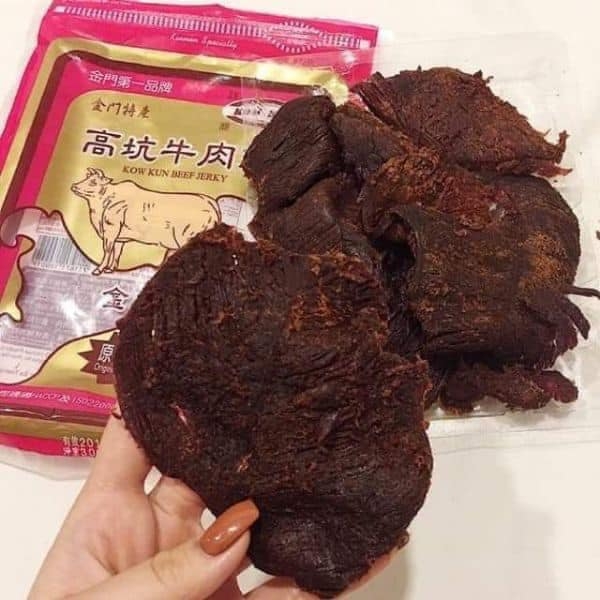 Khô Bò Ta Kow Kun Beef Jerky Spicy 180g Daddy Mart