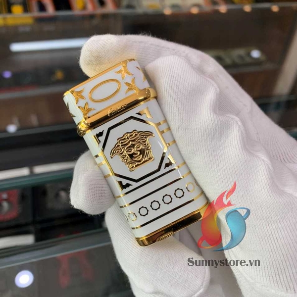 Cartier x Versace Lighter Sơn mài trắng - Sunnystore