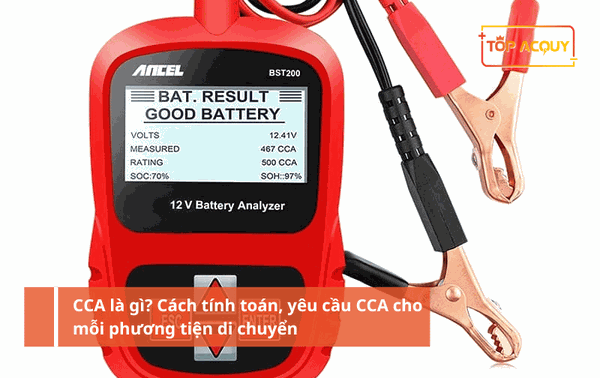 CCA là gì? Cách tính toán, yêu cầu CCA cho mỗi phương tiện