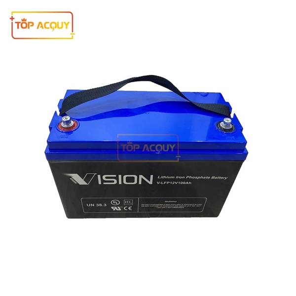 ẮC QUY PIN LITHIUM VISION 12V-100AH IRON PHOSOPHATE V-LFP12100