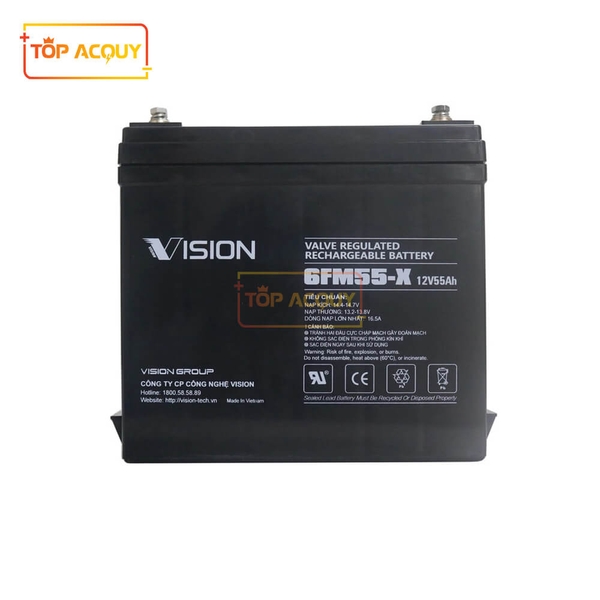 ẮC QUY VISION 6FM55-X 12V-55AH