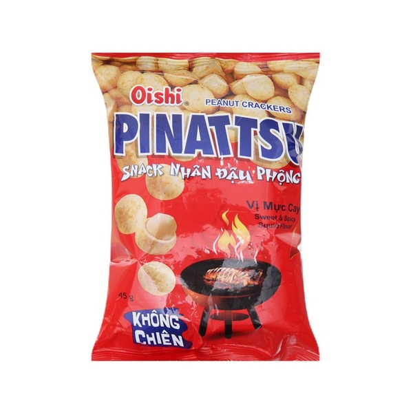 Snack Đậu Phộng PINATTSU - Vị Mực Cay