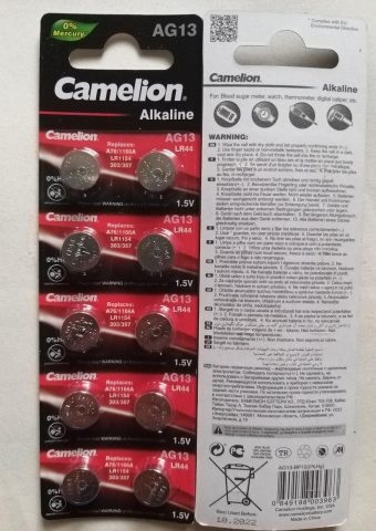 Pin đồng tiền Camelion LR44