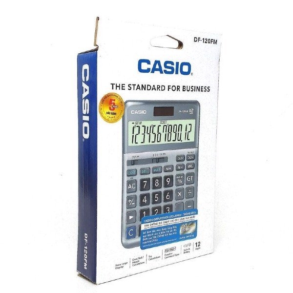 Máy tính Casio DF 120 FM chính hãng