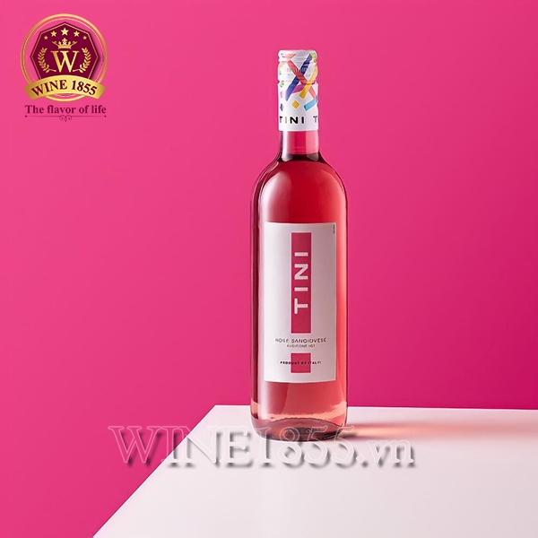 Rượu vang hồng Tini Rosé Sangiovese Rubicone