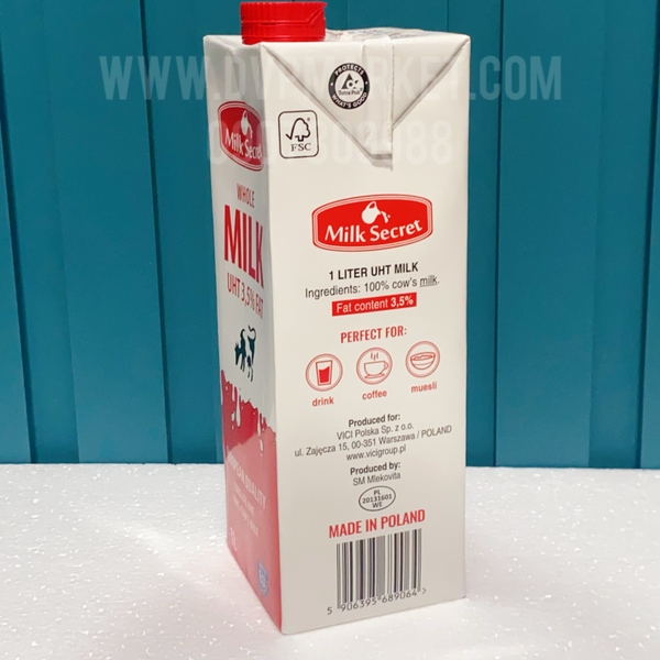 Secret - Sữa tươi nguyên chất tiệt trùng UTH 1L | ĐVP Market
