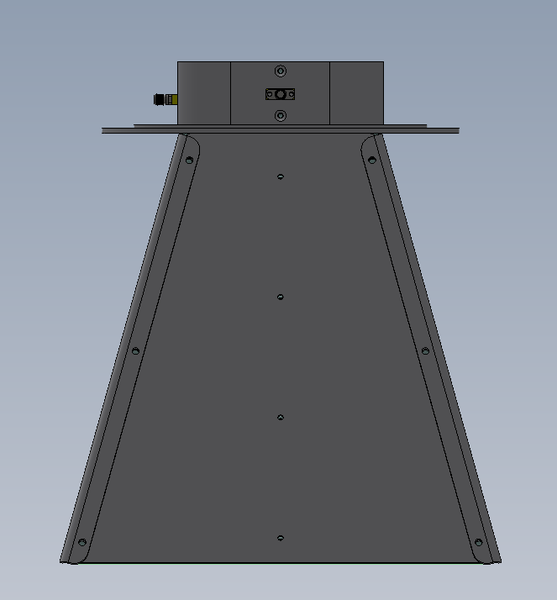 Quad-Ridged Horn Antenna 1GHz to 10GHz - HQ-0110G-SF