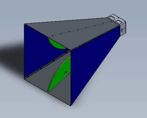 700MHz to 12GHz Double Ridged Broadband Waveguide Horn Antenna N-Female