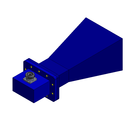 WR340 2.2GHz to 3.3GHz 10dbi Stand Gain Waveguide Horn Antenna, UDR