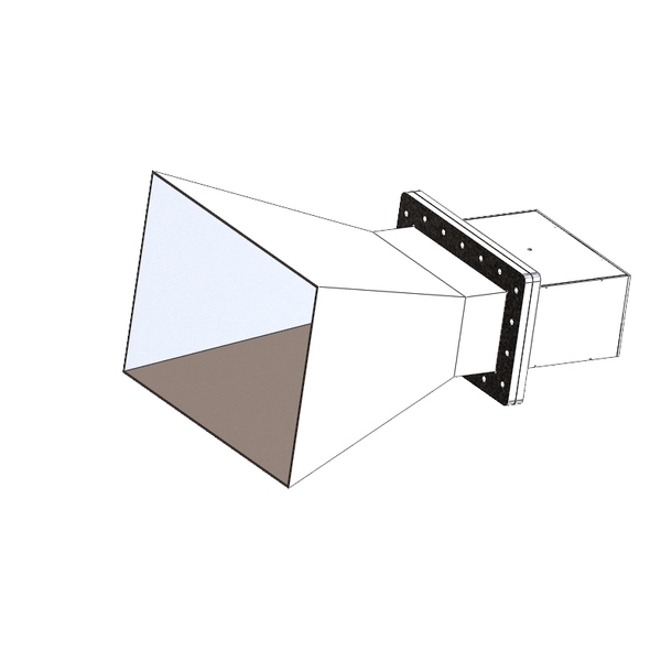 WR975 750MHz to 1150MHz 10dbi Stand Waveguide Horn N-Female Antenna